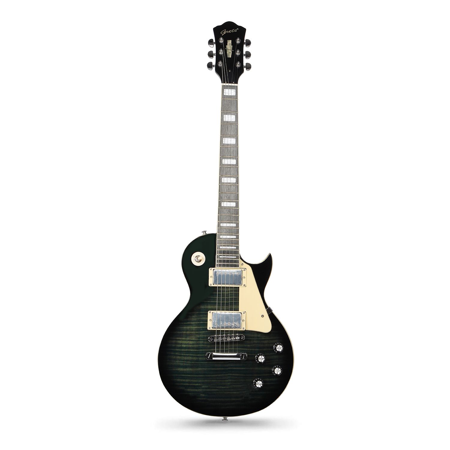 Grote GTLP-2 Les Paul-Style Electric Guitar – Black - SB Music Store